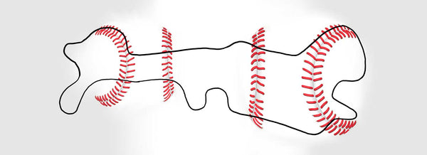 Baseball Doc Band Wrap - DocBandStickers